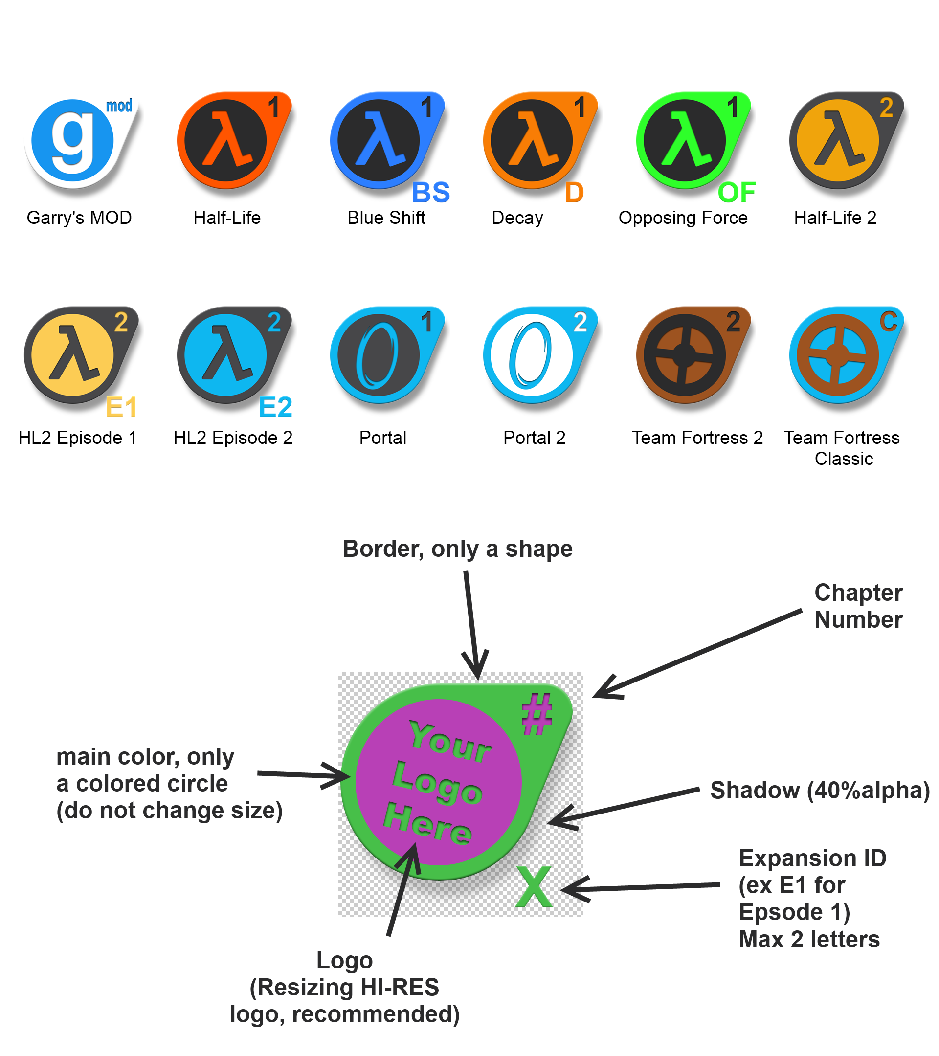 Valve icon template by Master-Bit on DeviantArt