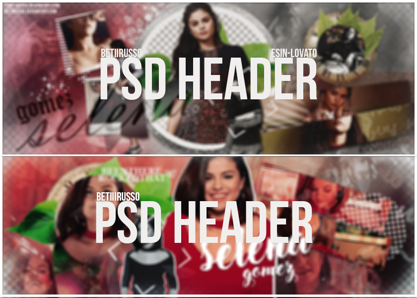 PSD HEADERS by betiiirusso on DeviantArt