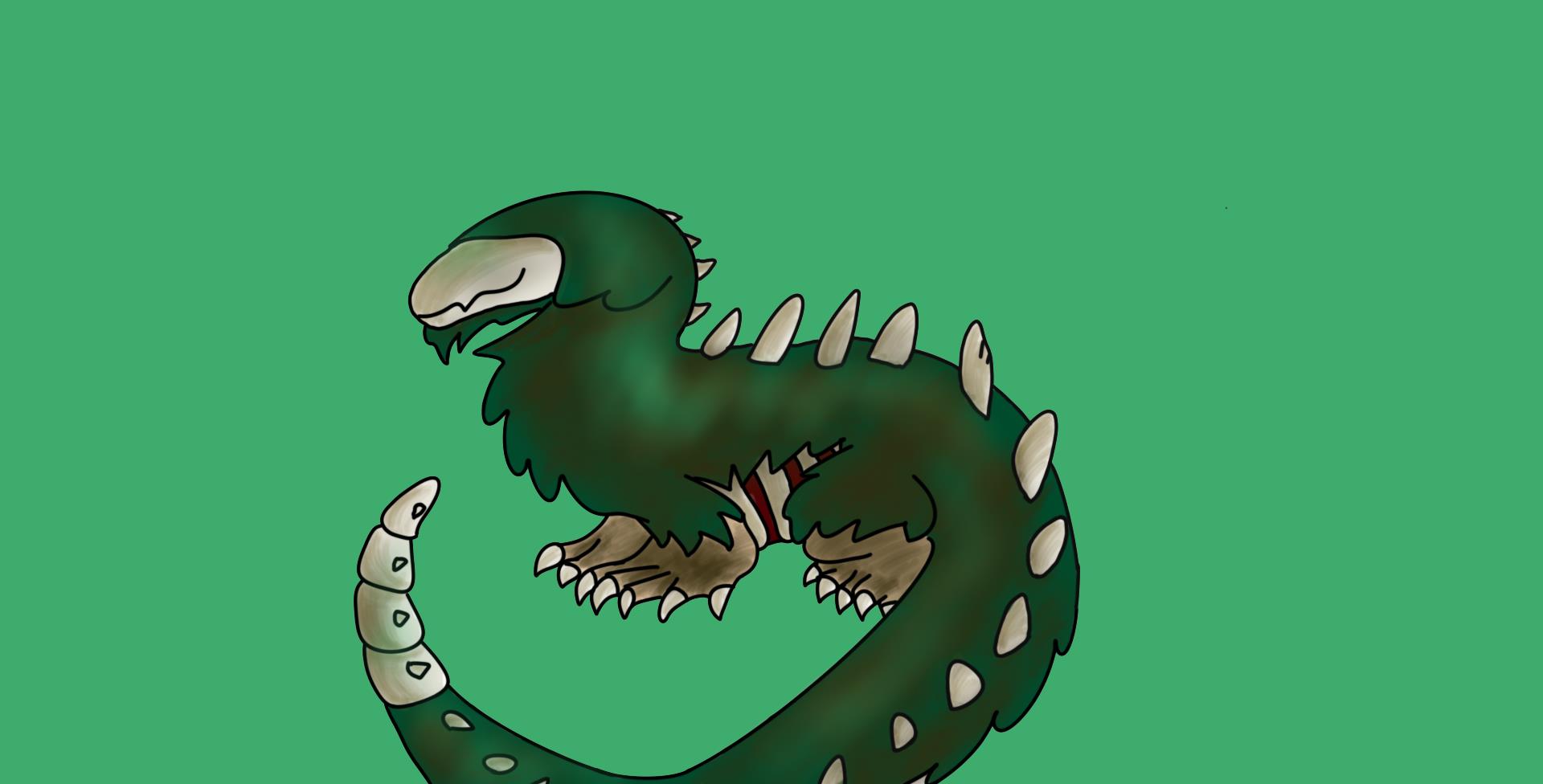 SCP-682 by LemonTheCat55 on DeviantArt