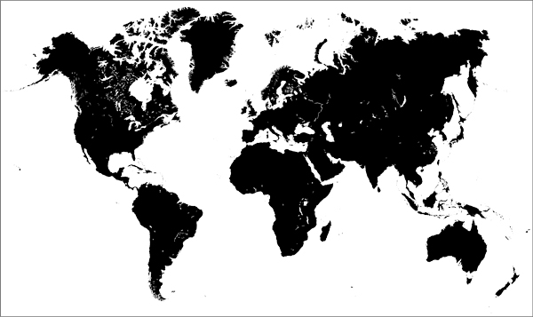HD world map vector by lidoghali on DeviantArt