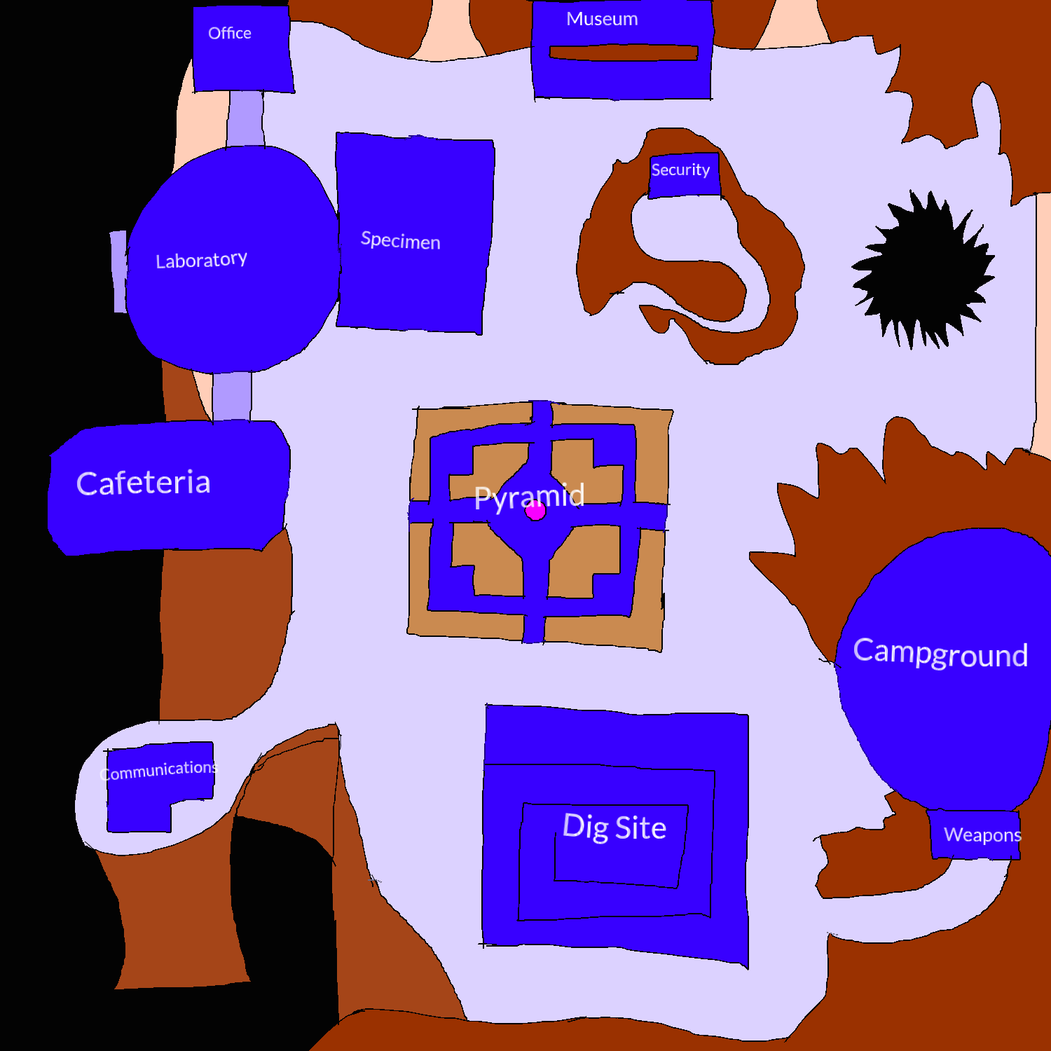 Fanmade Among-Us Map: Desert Site by Flamey-The-Wolf on DeviantArt