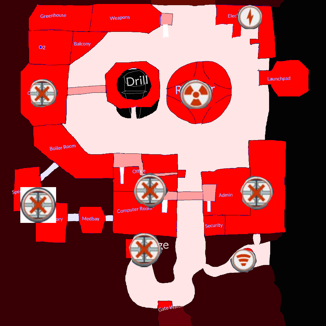 Fanmade Among-Us Map: Mars - Sabotages by Flamey-The-Wolf on DeviantArt