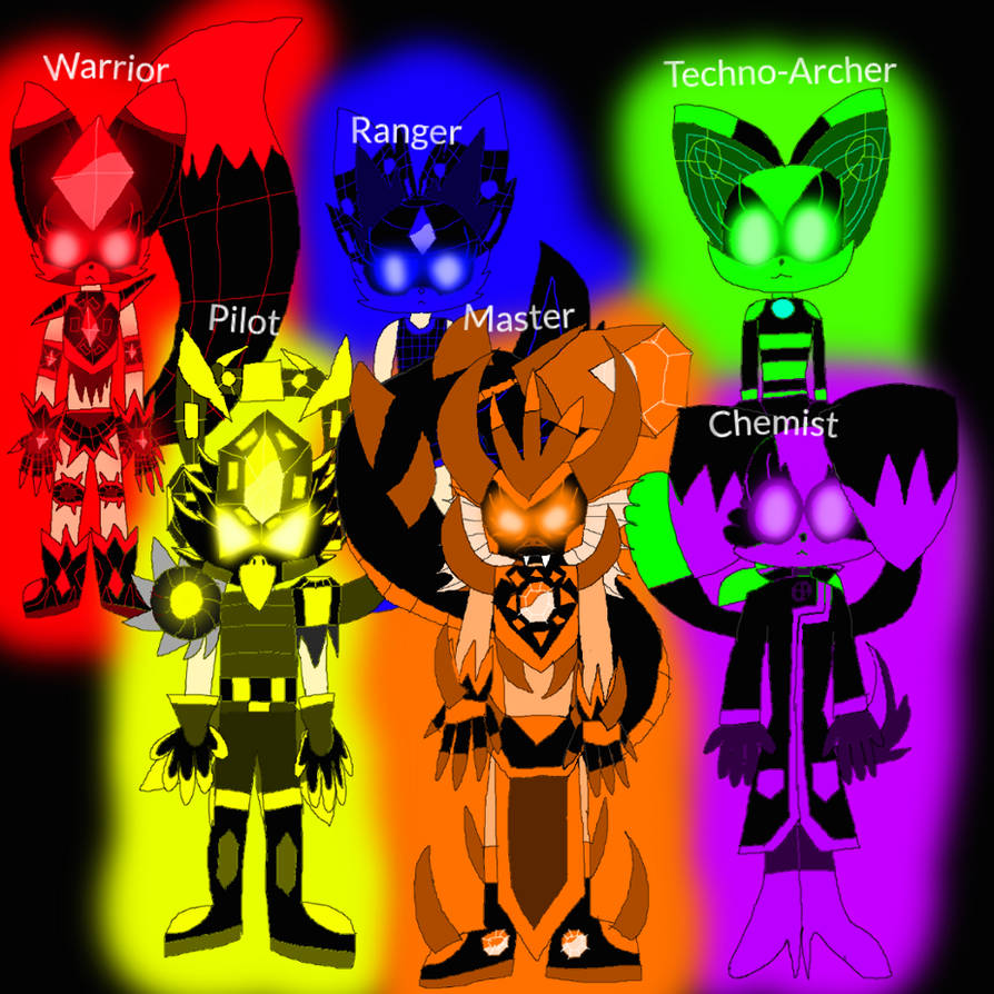 Neon-Nation Troops (Female) by Flamey-The-Wolf on DeviantArt