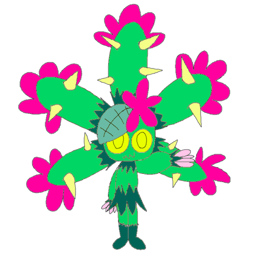 Cactara (Fakemon) by Flamey-The-Wolf on DeviantArt