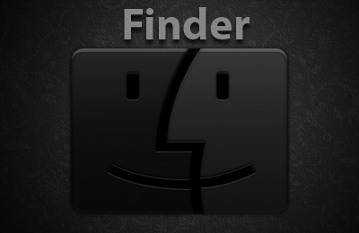 Black Finder Icon