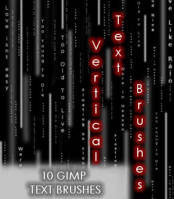 Vertical Text Brushes by CodeTeito on DeviantArt