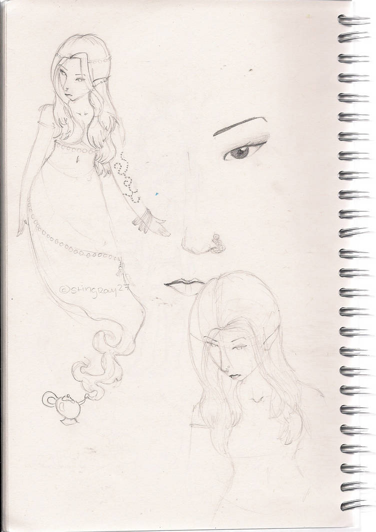 Genie Character design by StingRay27 on DeviantArt