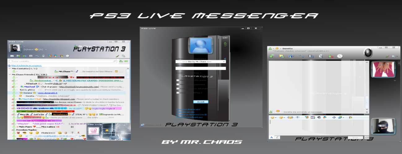 PS3 Live Messenger by MrChaosBari on DeviantArt