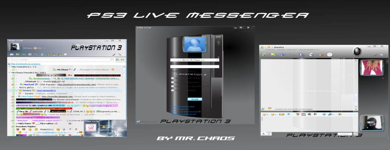 PS3 Live Messenger by MrChaosBari on DeviantArt