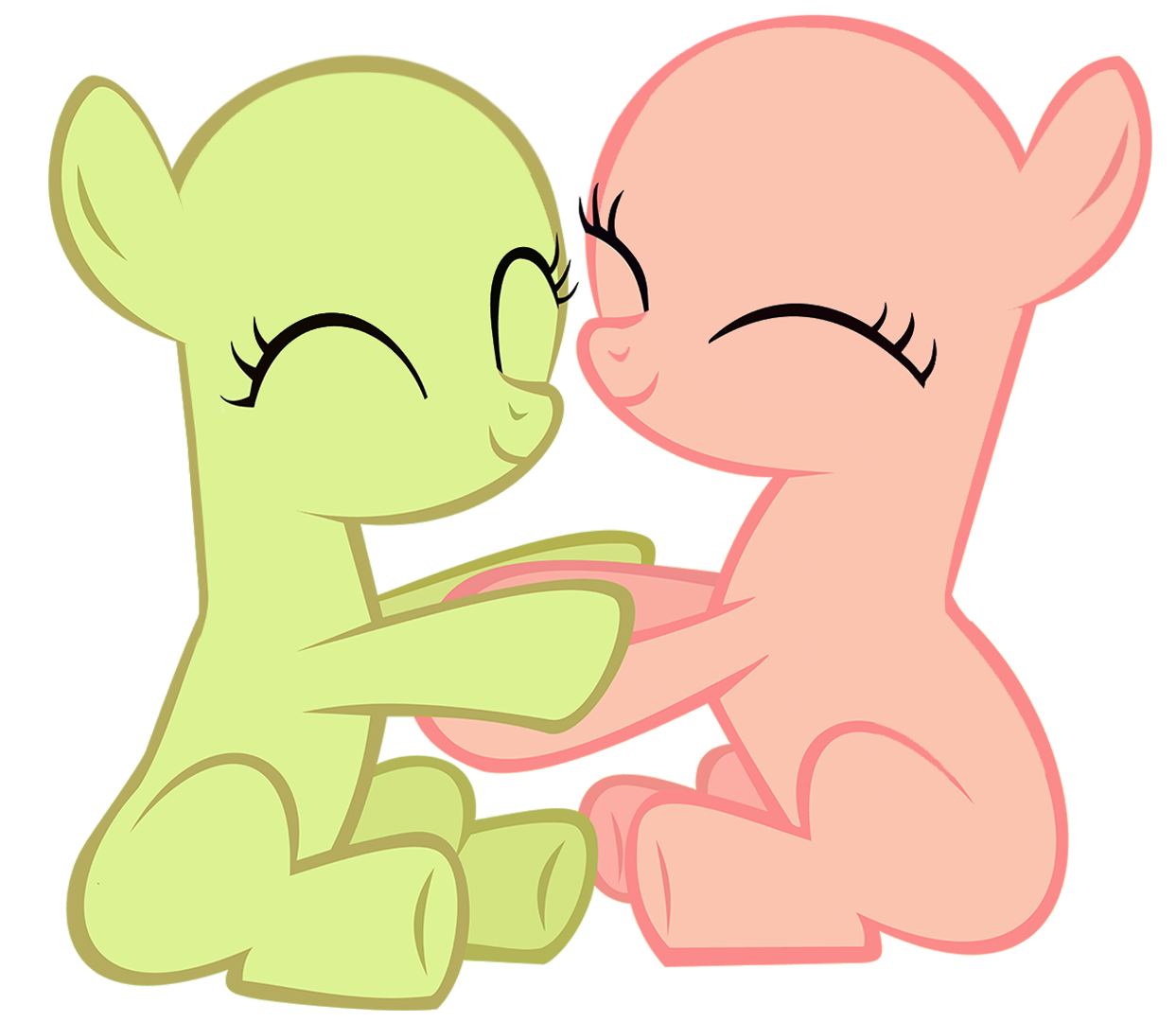 Best friends (base) by littlebasemaker on DeviantArt