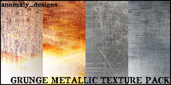 Grunge Metallic Texture Pack 1 by britsnpieces on DeviantArt