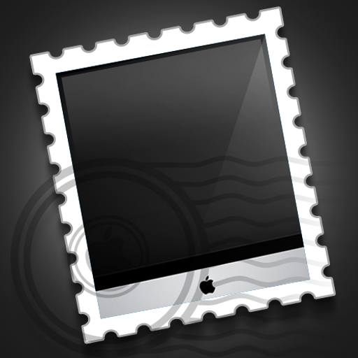 Black Mail Icon Mac