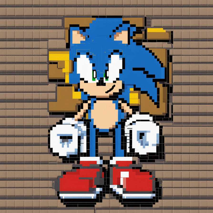 Modern Sonic Pixel Art by Scourge111YT on DeviantArt