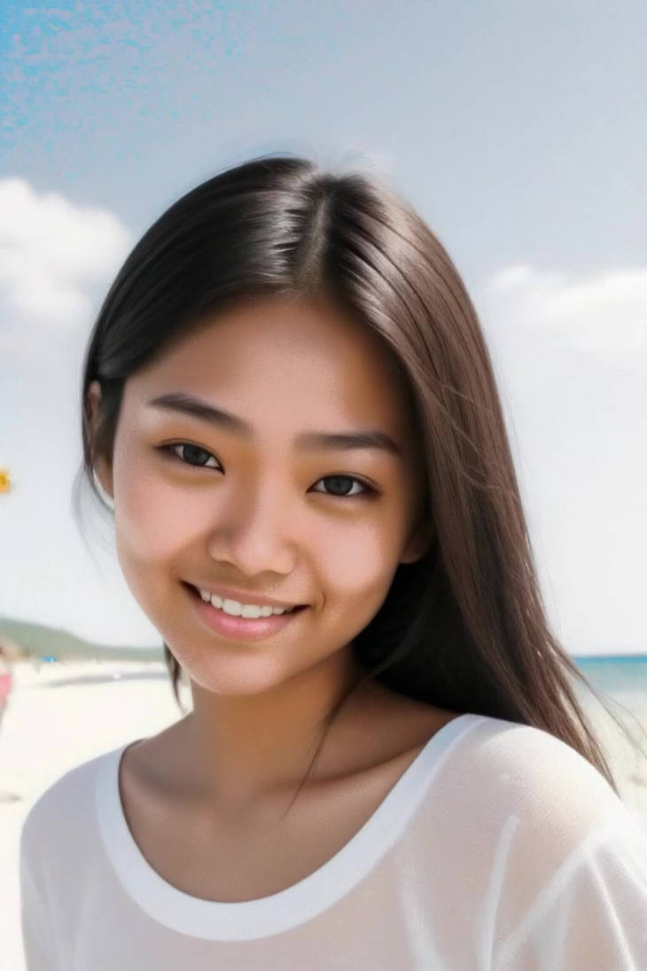Cute Asian girl with beautiful smile by MixiMaya on DeviantArt