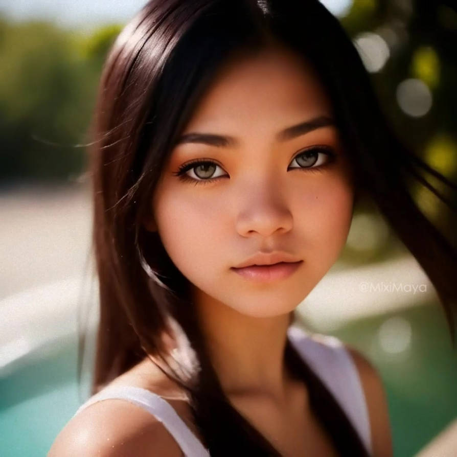Long travel of beautiful Asian girl by MixiMaya on DeviantArt