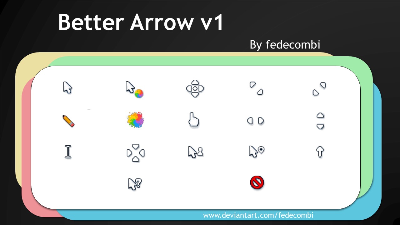 Mac inspired - Better Arrow V1 - cursor set by fedecombi on DeviantArt