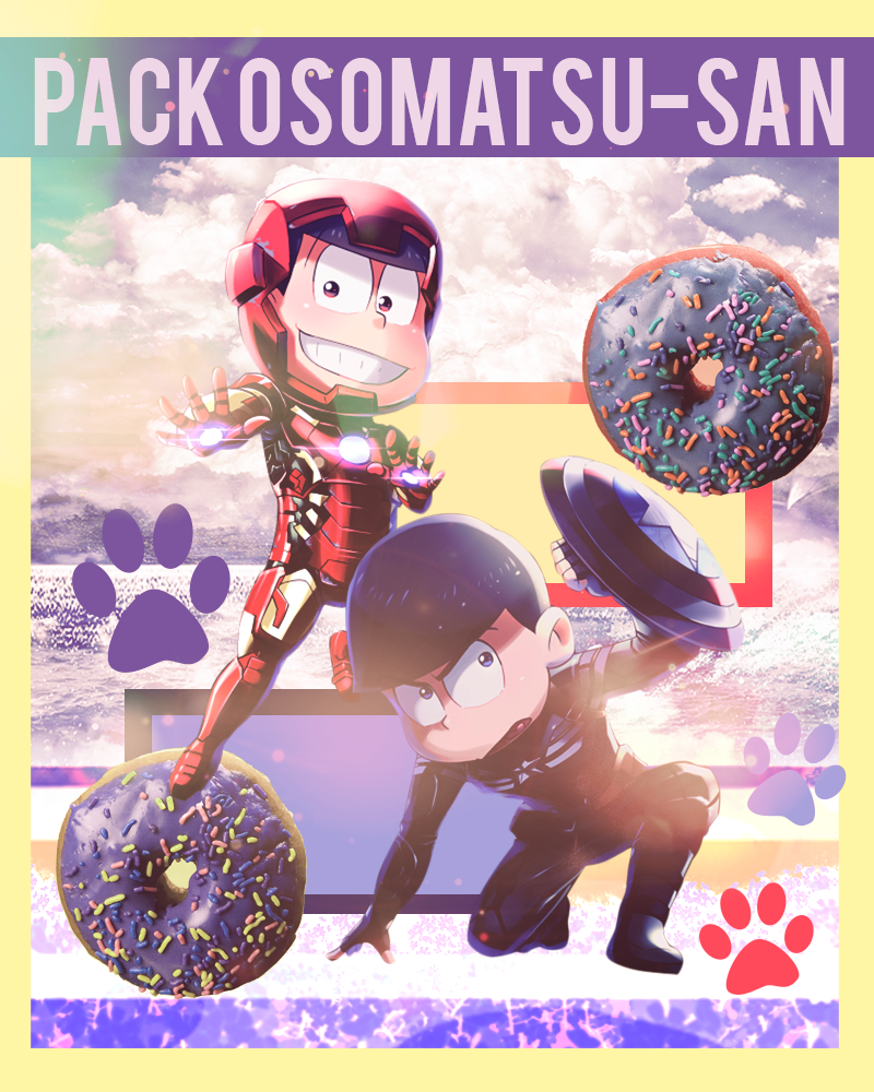 Pack Renders ~ Osomatsu-San by grachi29 on DeviantArt