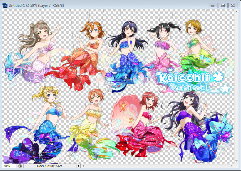 [#Render] Love Live - Mermaid by Kaicchii on DeviantArt