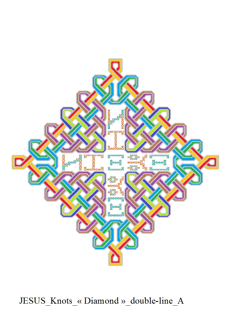 JESUS - Knots - Diamond - double-line by ThathankaBernard59 on DeviantArt
