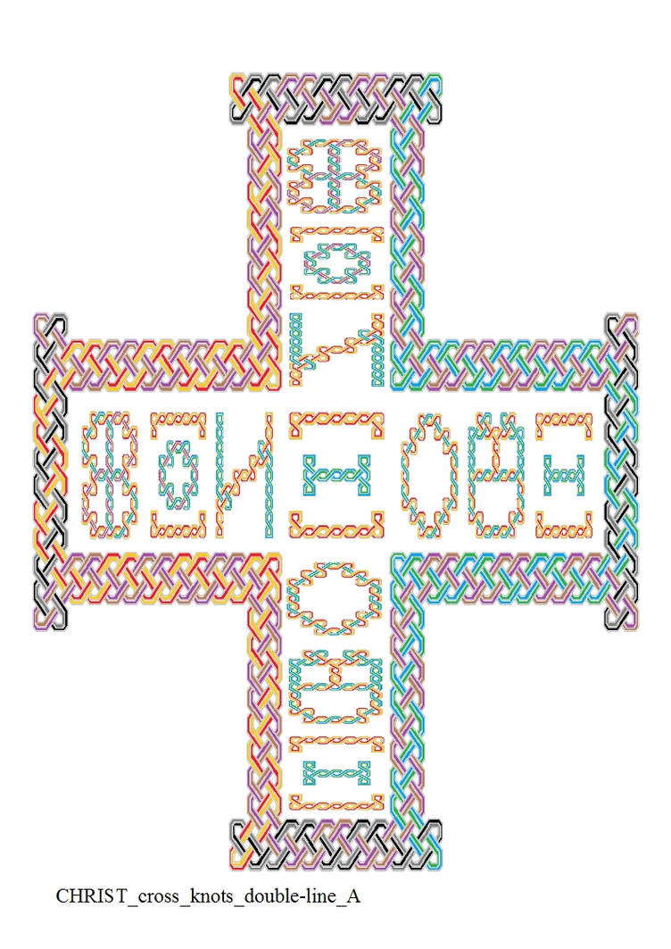 CHRIST - Knots - Cross - double-line by ThathankaBernard59 on DeviantArt