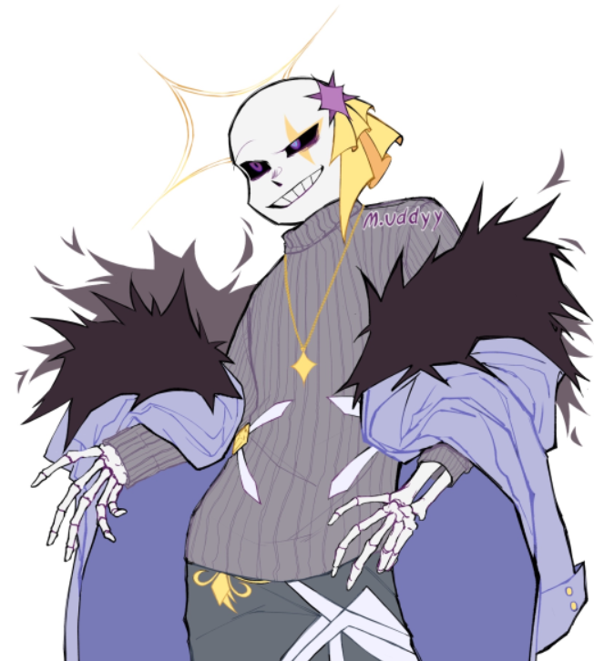 A Sans oc bc yes by mmuddyy on DeviantArt