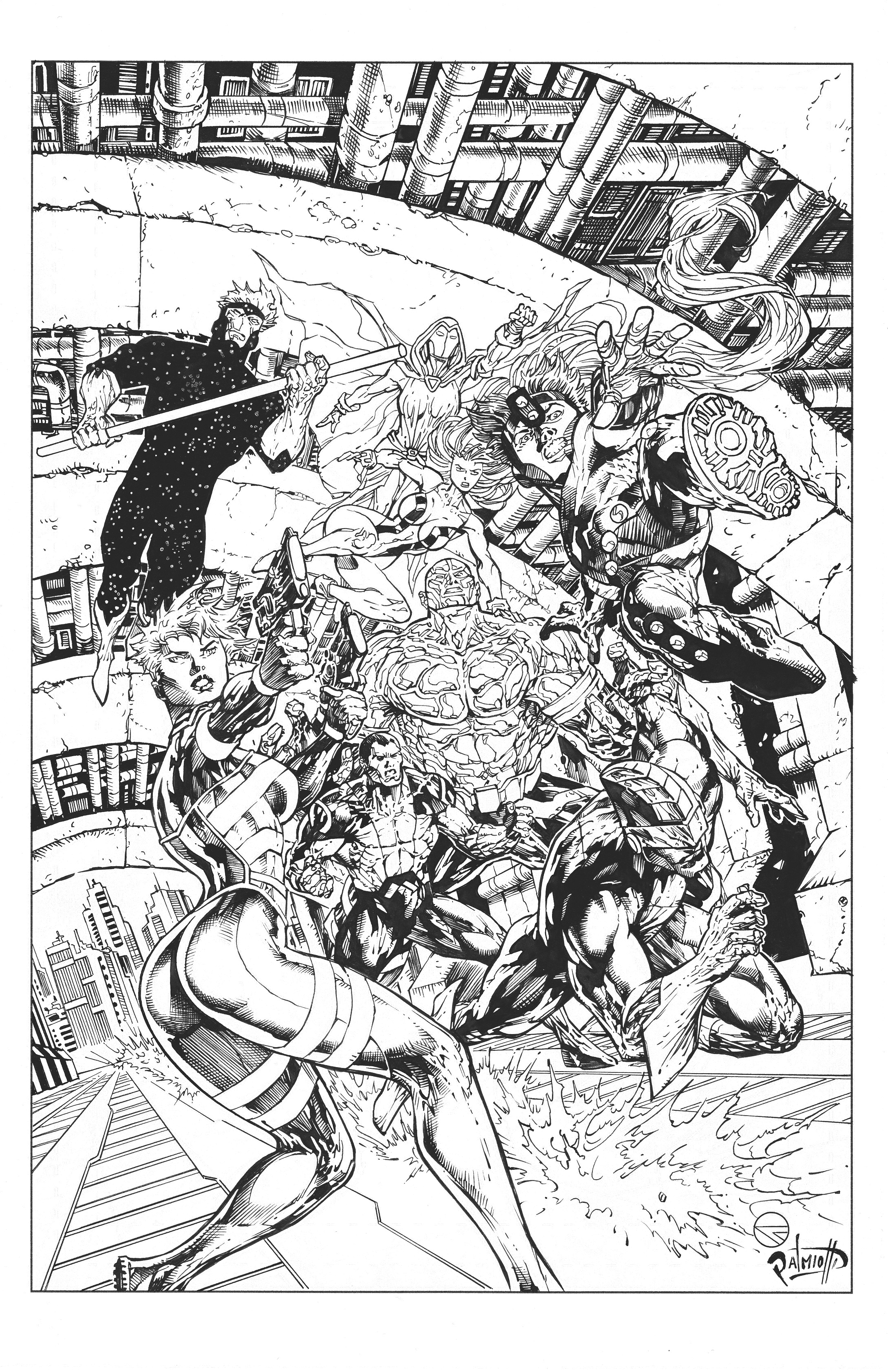 Safegaurd inks by PeterPalmiotti on DeviantArt