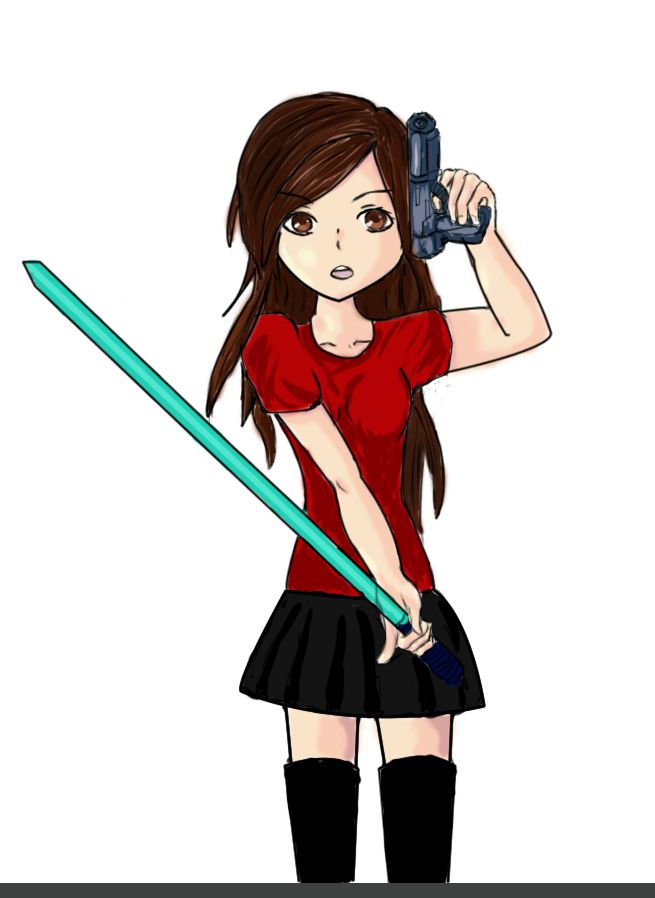 Swordswoman by CelestialMagic on DeviantArt
