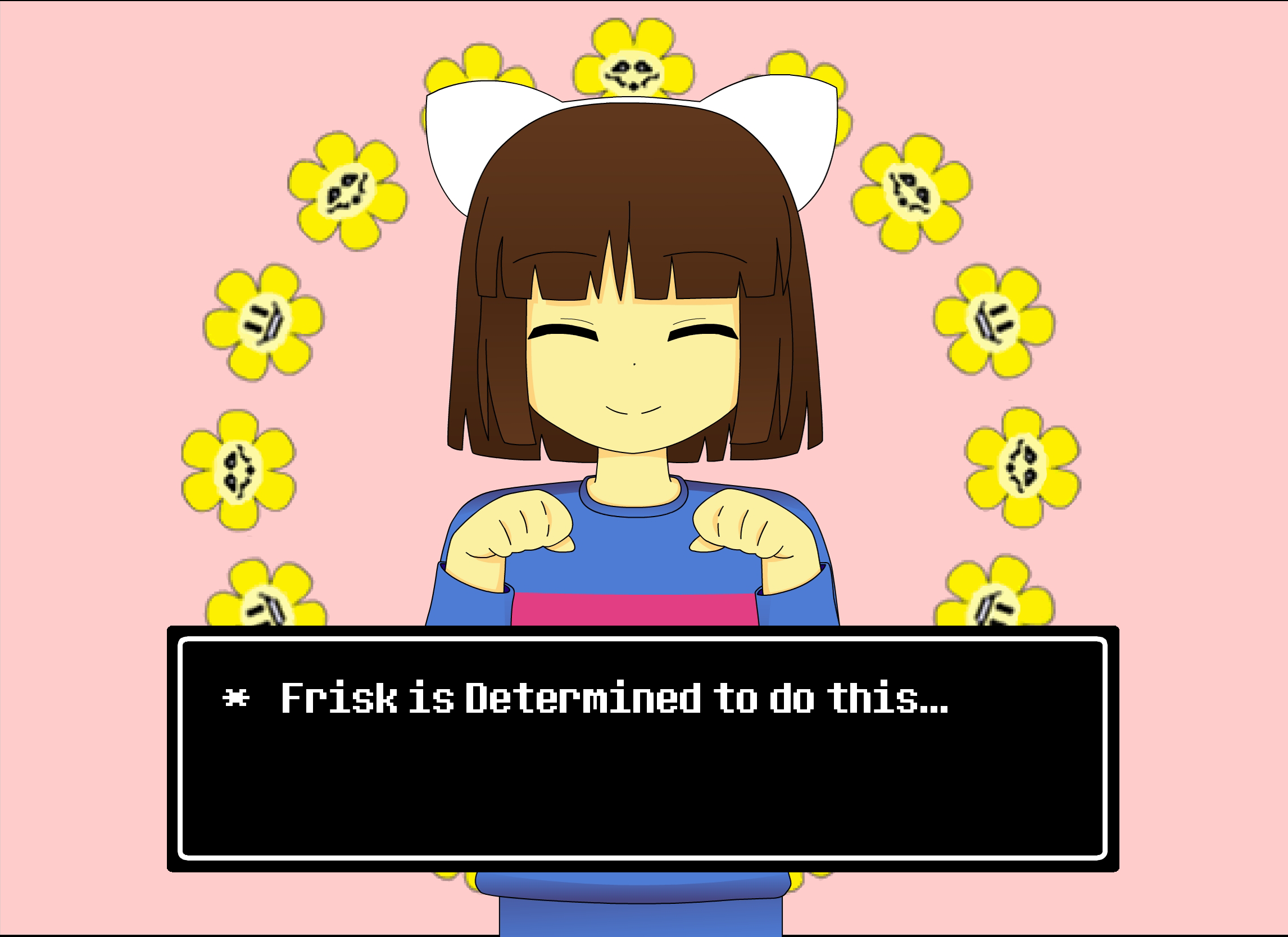 Undertale - Frisk Nyan Cat Ver. (Gif animation) by Andy-chanWantToDraw ...