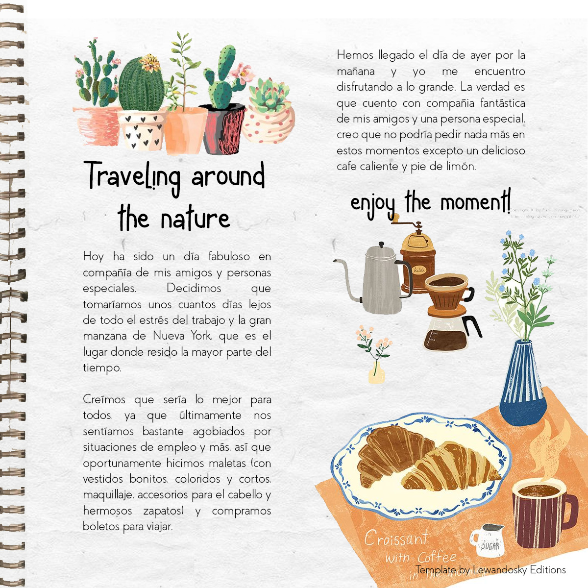 Template tipo bullet journal by Lewandowskys on DeviantArt