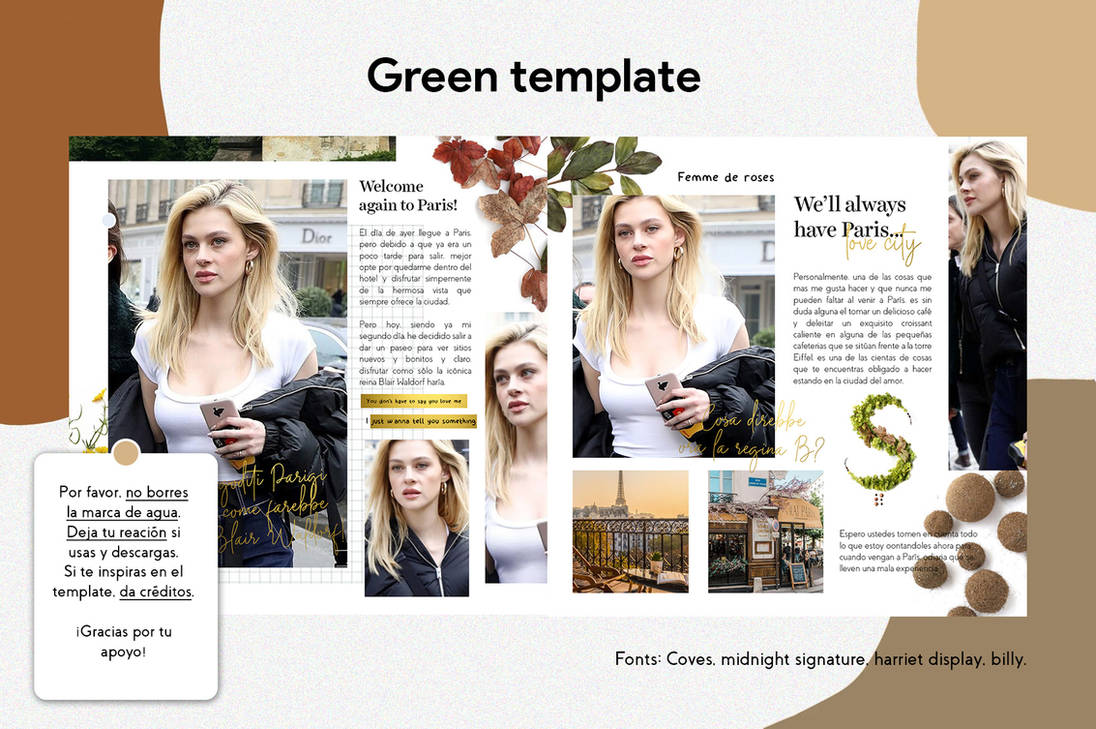 Green template by Lewandowskys on DeviantArt
