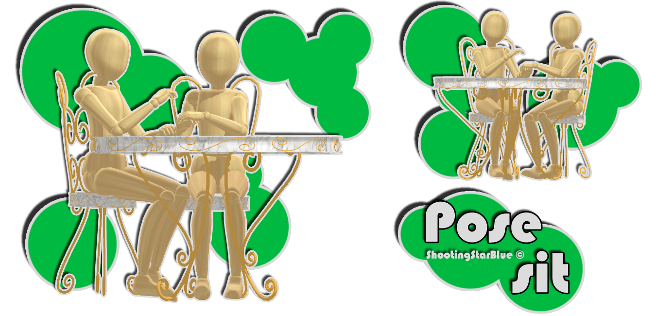 Pose pack sit by ShootingStarBlue on DeviantArt