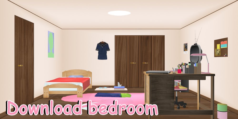 New bedroom DL by ShootingStarBlue on DeviantArt
