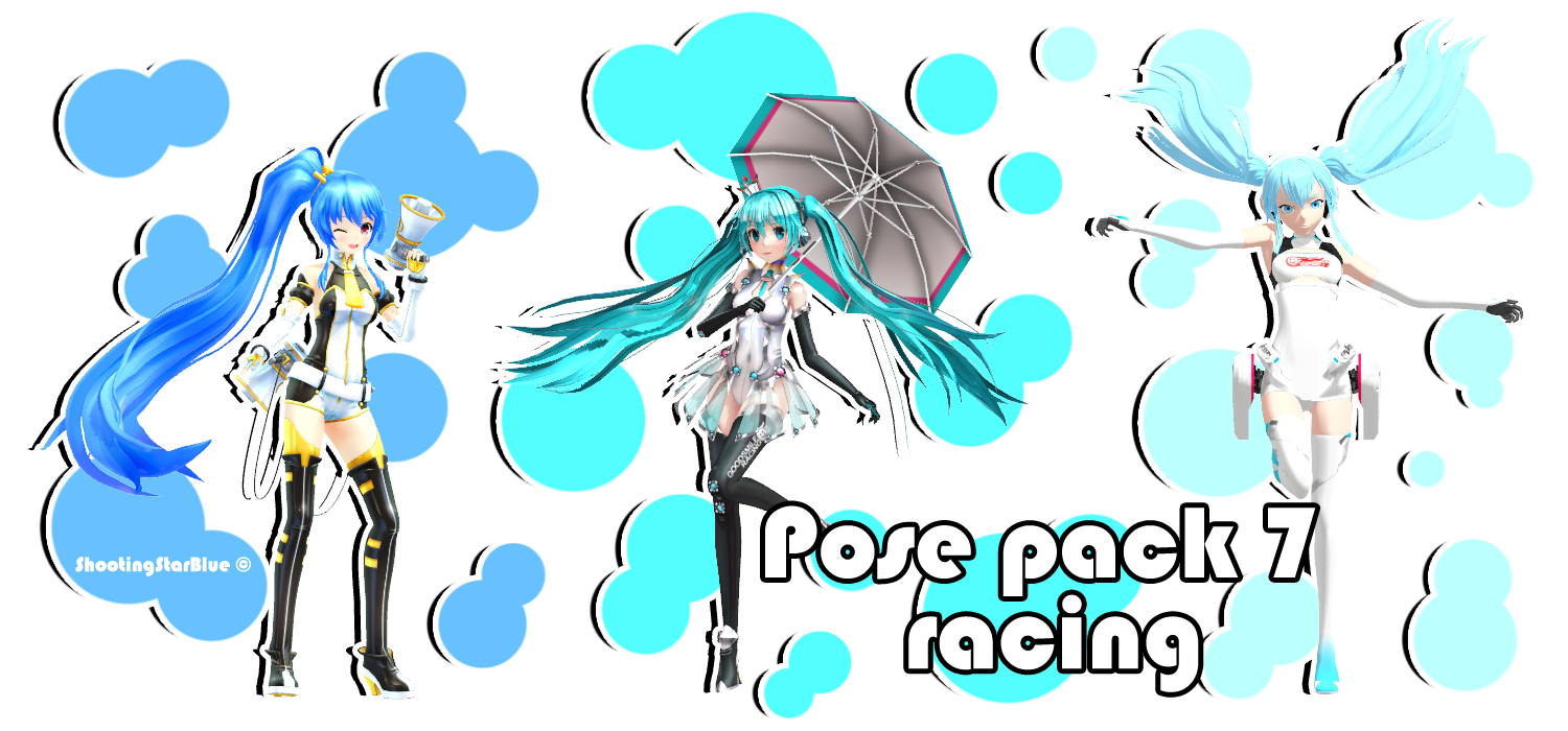 Pose pack 7 - Racing by ShootingStarBlue on DeviantArt
