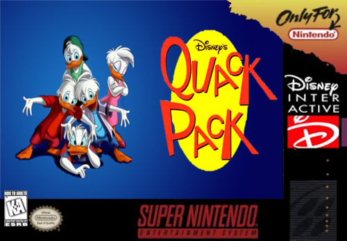 Quack Pack SNES box art (fan made) by PeruAlonso on DeviantArt