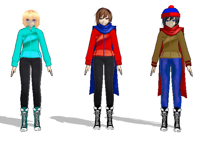 Clyde Donovan_Stan Marsh_Butters by southparkcraigXtweek on DeviantArt