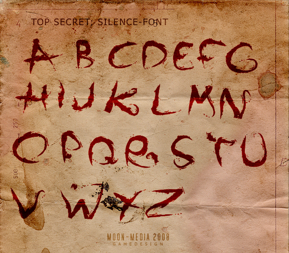 Silence-Font by moon-media on DeviantArt