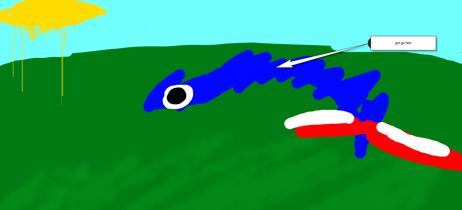sonic the hedgehog re-imagined as a worm by bloomoonwerewolf on DeviantArt