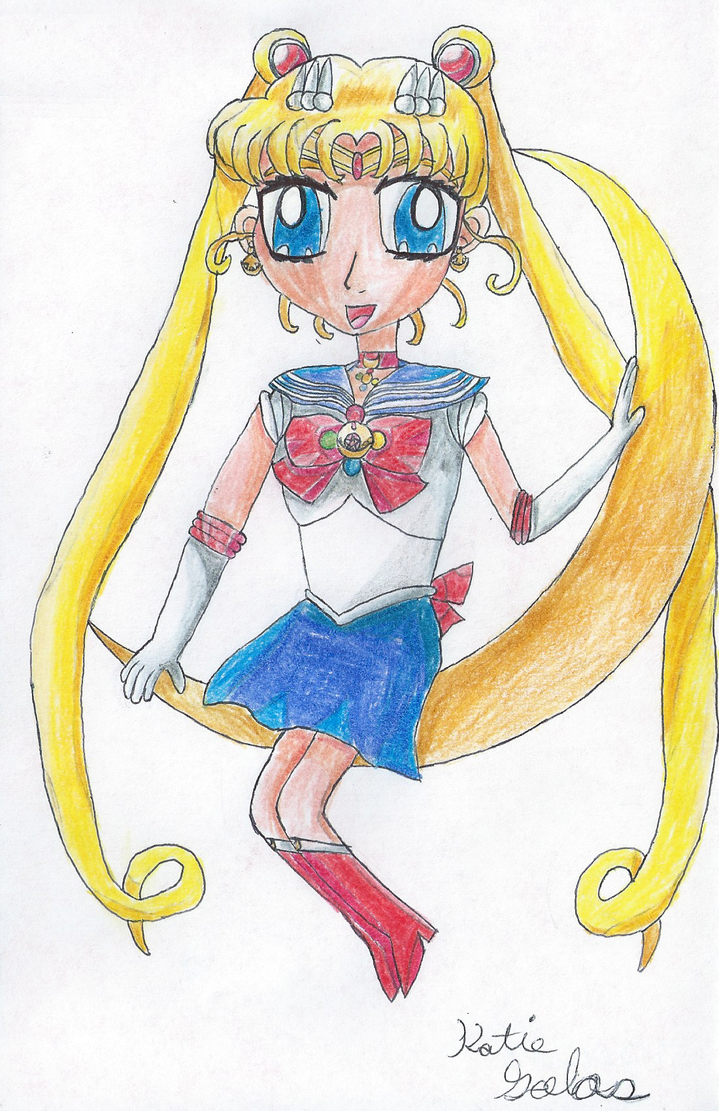 Sailor Moon Colored by AnimeKatieKitty on DeviantArt