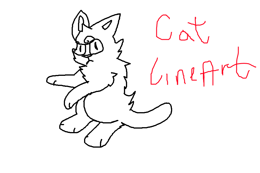 F2U - Awkward Cat Line-Art / Robot Dance by RHYOLI on DeviantArt