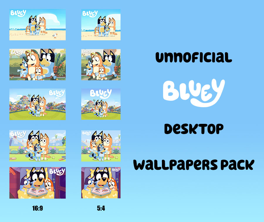 Bluey Wallpapers by bigbluepanda on DeviantArt