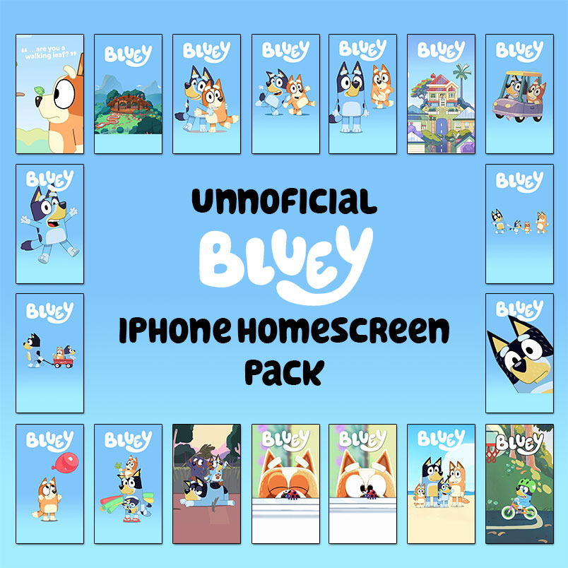 Bluey Iphone Pack by bigbluepanda on DeviantArt
