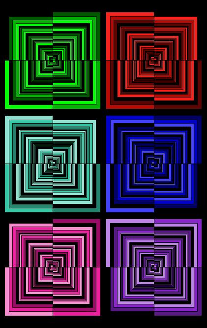 many crazy squares by SenseiBess on DeviantArt