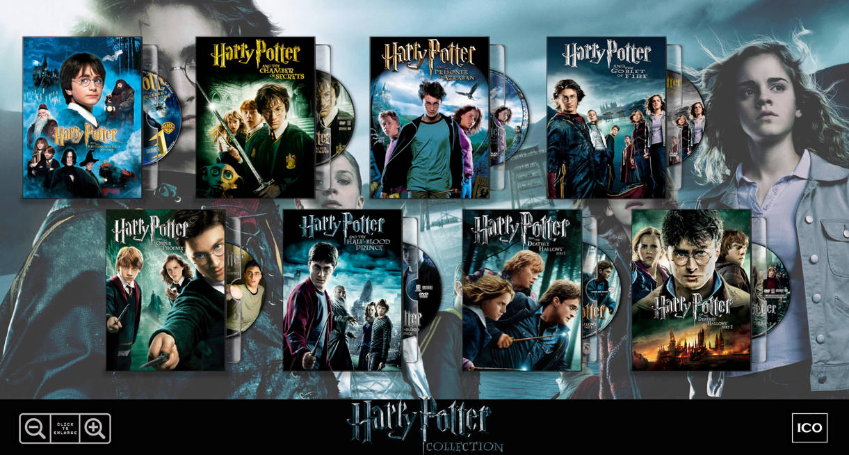 Harry Potter the Complete Saga - Folder Icon Cases by MarroneCavalcante ...