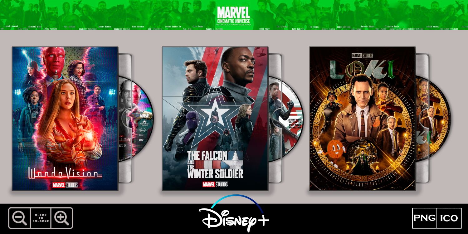 Marvel Series on Disney Plus part 1 (2021) by MarroneCavalcante on ...