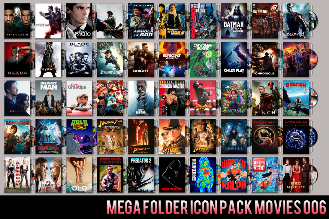 Mega Folder Icon Pack Movie 006 by MarroneCavalcante on DeviantArt