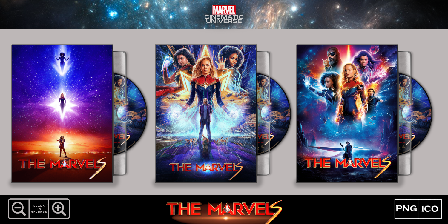 The Marvels (2023) Folder Icon Case Pack by MarroneCavalcante on DeviantArt