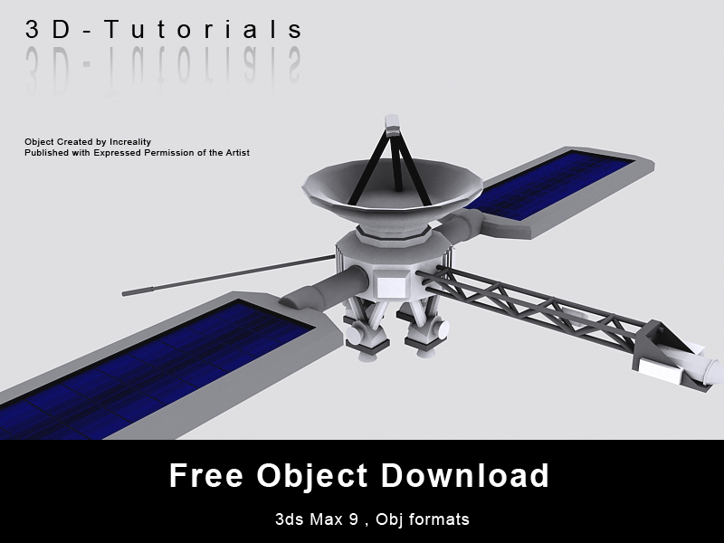 Free Satalite Object by 3d-tutorials on DeviantArt