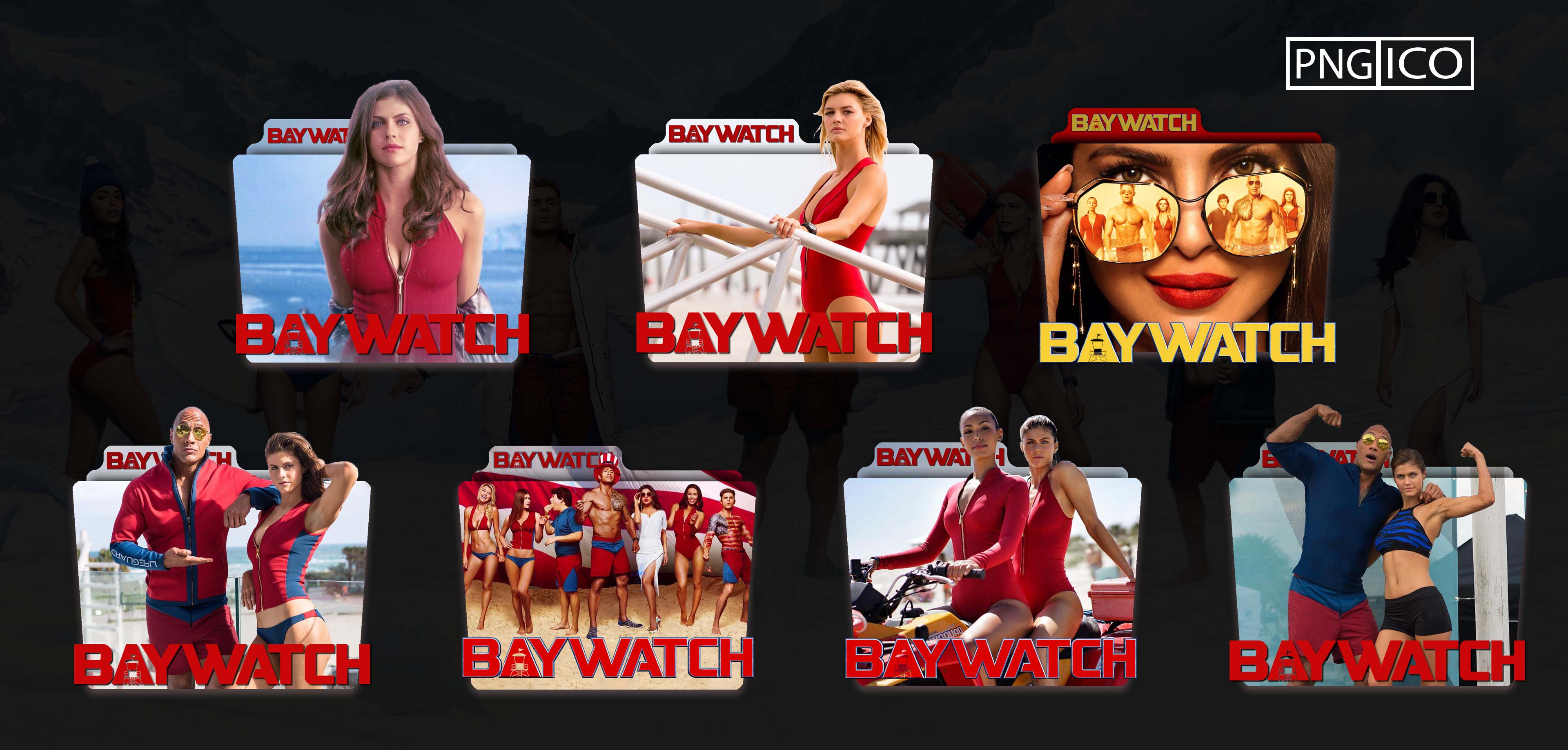 BAYWATCH (2017) FOLDER ICON PACK 03 by ajaykr0202 on DeviantArt