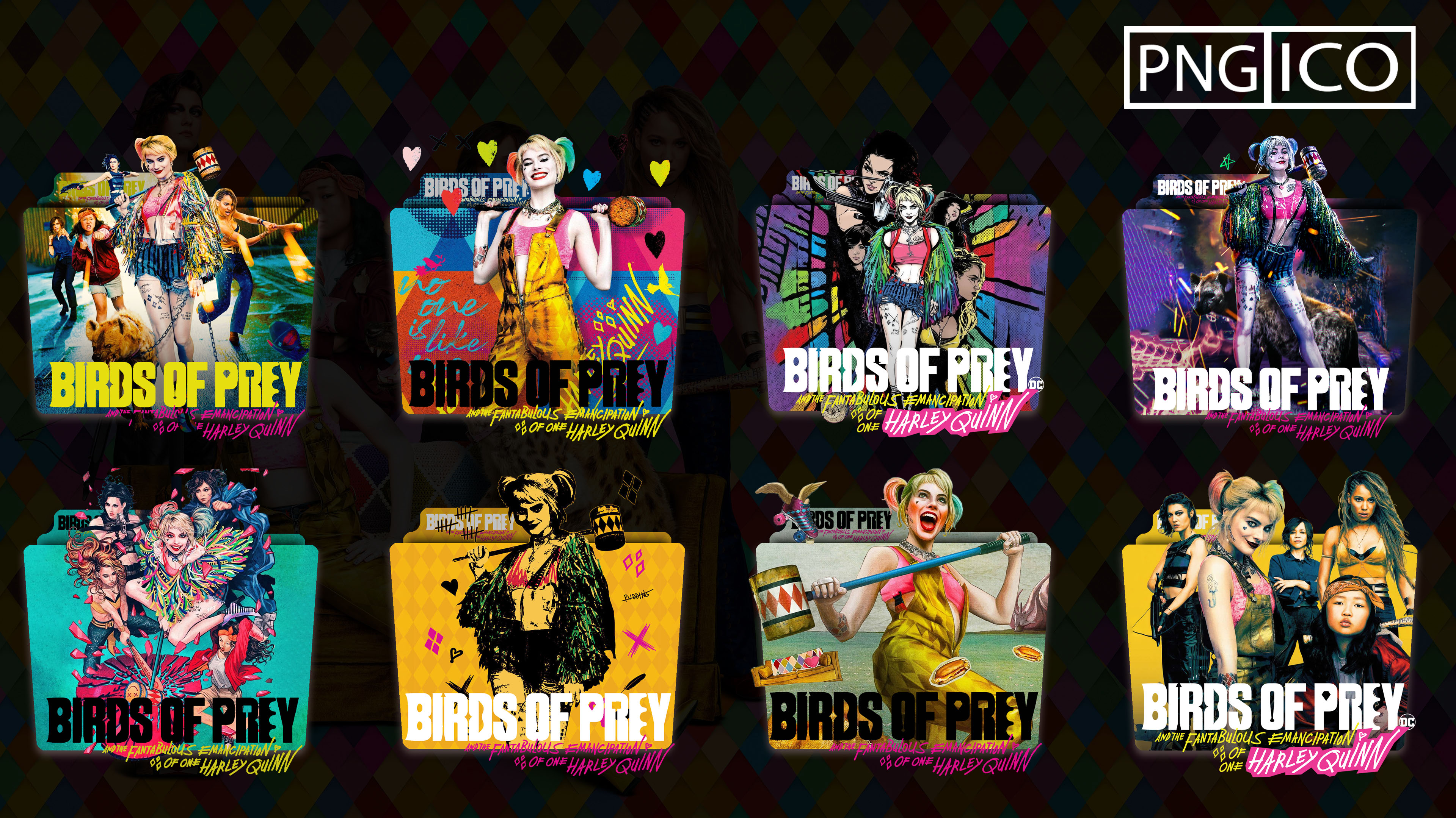 Birds Of Prey 2020 Folder Icon Pack 02 By Ajaykr0202 On Deviantart