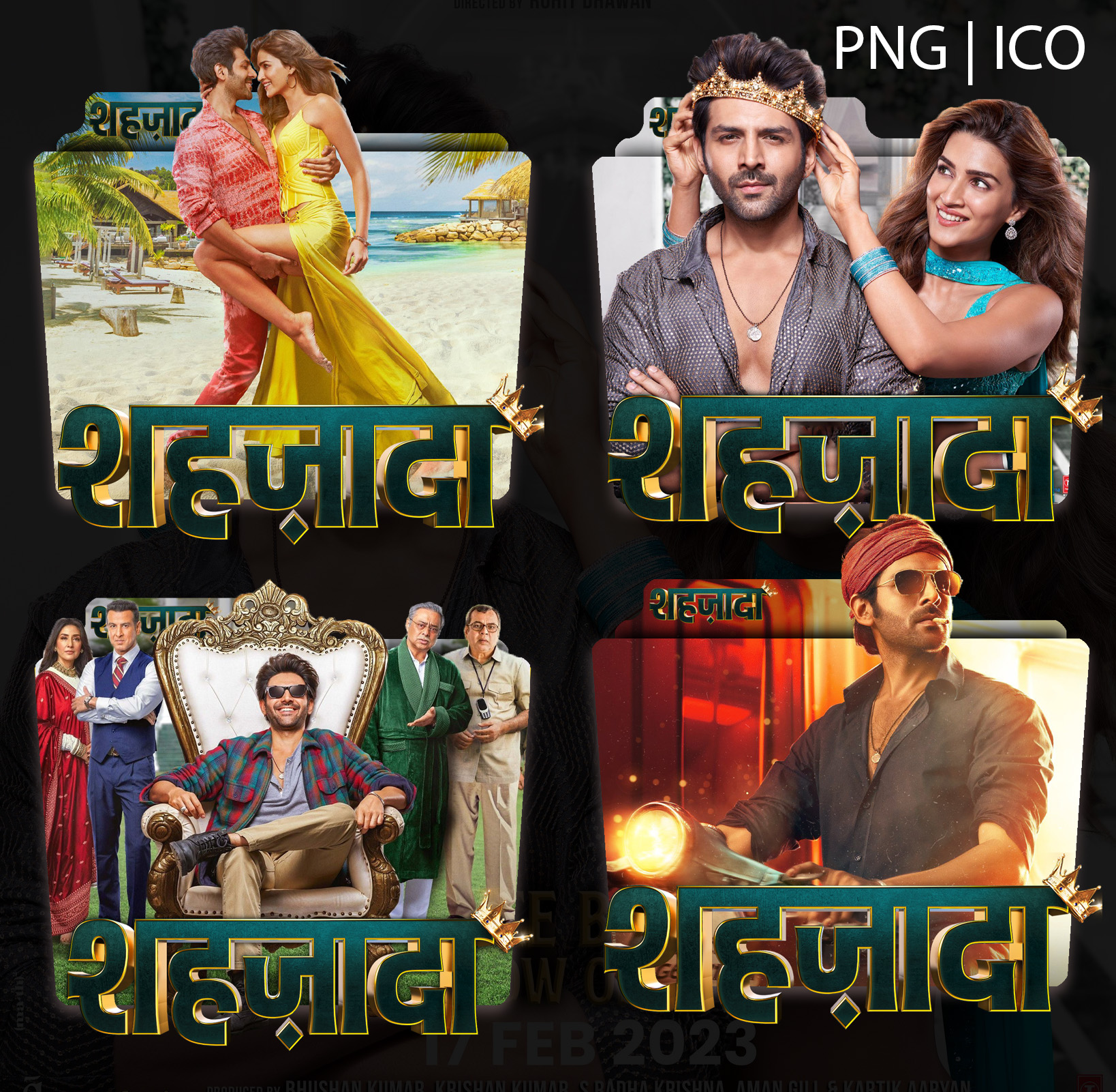 SHEHZADA (2023) HINDI FOLDER ICON PACK by ajaykr0202 on DeviantArt